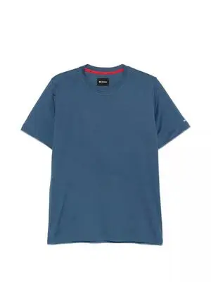 Kiton Logo-embroidered T-shirt - Blue