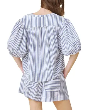 Splendid Madelyn Striped Blouse