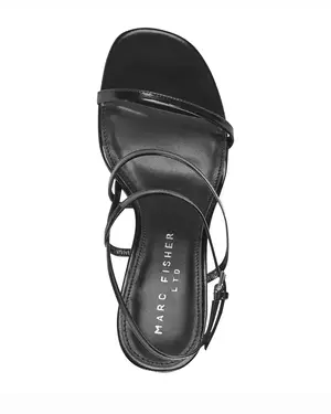 MARC FISHER LTD. Denzi Strappy Stiletto Sandals - Black