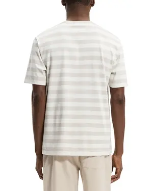 Theory Balance Stripe Crewneck T-shirt