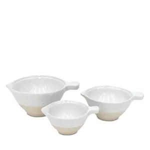 COSTA NOVA Fattoria Measuring Cups, Set Of 3 - White