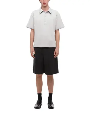 Helmut Lang Pique Polo Shirt - White