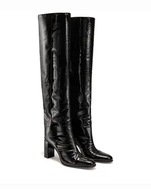 JIMMY CHOO Caly Over The Knee Boots - Black