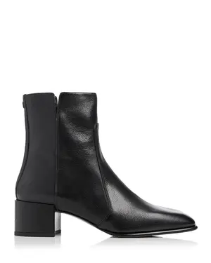 JIMMY CHOO Eliot 45 Vintage Leather Ankle Boots - Black