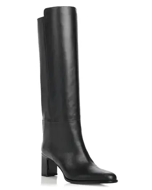 JIMMY CHOO Caly 65 Leather Boots - Black