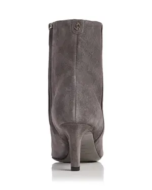 JIMMY CHOO Frankie 65 Suede Ankle Boots - Storm
