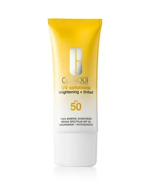 CLINIQUE Uv Solutions Brightening + Tinted Sunscreen Broad Spectrum Spf 50/pa+++ 1.35 Oz - Deep
