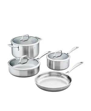 ZWILLING Spirit Stainless Steel Cookware, Set Of 7 - Silver