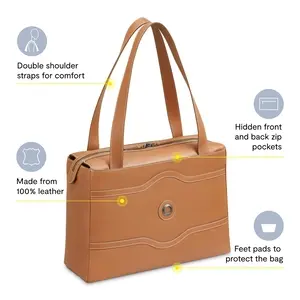 DELSEY PARIS Chatelet Air 2.0 Leather Tote Bag