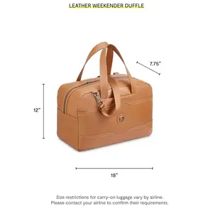 DELSEY PARIS Chatelet Air 2.0 Leather Weekender Duffel