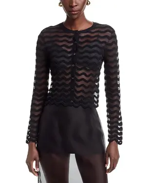Simkhai Maxime Cardigan - Black
