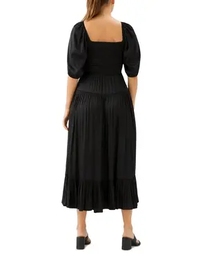 Karen Kane Blouson Sleeve Midi Dress