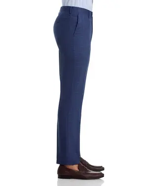 John Varvatos Slim Fit Tonal Plaid Suit Pants
