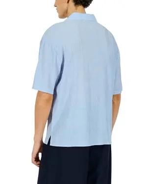 KROST Camp Collar Micro Plaid Bowling Shirt