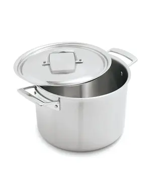 DEMEYERE Essential 5 Stainless Steel Stock Pot, 8 Qt - Silver