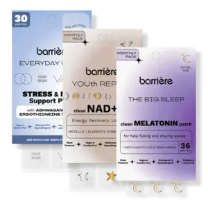 BARRIERE Reset & Relax 3-pack Bundle: Everyday Calm, Nad+, Melatonin