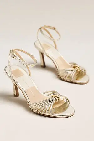 Dolce Vita Isebel Ankle-strap Heeled Sandals - Platinum