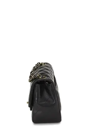 Chanel Quilted Lambskin Square Flap Bag - Black