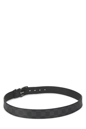 LOUIS VUITTON Damier Graphite Pont Neuf Belt