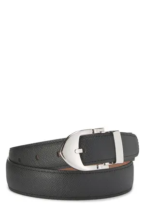 LOUIS VUITTON Taiga Leather Belt - Black