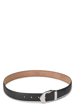 LOUIS VUITTON Taiga Leather Belt - Black