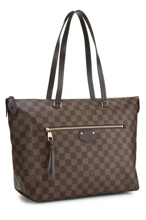 LOUIS VUITTON Damier Ebene Iena Tote - Brown