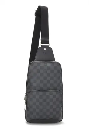 LOUIS VUITTON Damier Graphite Avenue Sling Bag - Black