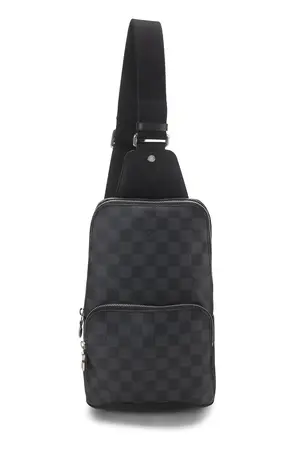 LOUIS VUITTON Damier Graphite Avenue Sling Bag - Black