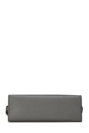 Prada Saffiano Esplanade Crossbody - Grey