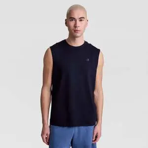Champion Muscle Tank, C Logo - Deep Navy