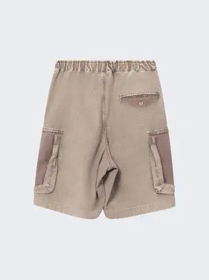 Mihara Yasuhiro Distressed Cargo Shorts - Gray