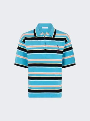 Rabanne Striped Polo Shirt