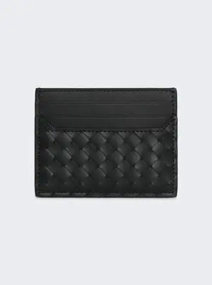Bottega Veneta Portacard Dark Silver - Green