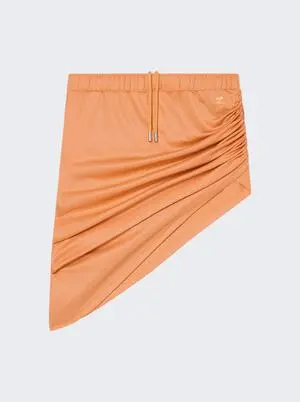 COURRÃ¨GES Courrèges Asymmetrical Ruched Jersey Skirt