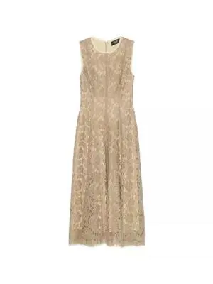 CLIPS Name Flower-lace Midi Dress