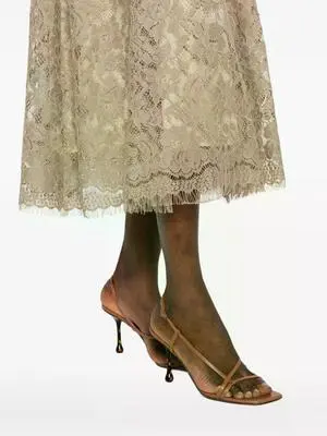 CLIPS Name Flower-lace Midi Dress