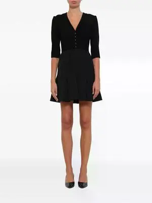 Alexander McQueen Godet-panel Flared Dress