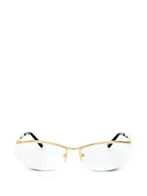 Linda Farrow Cat-eye Frame Eyeglasses - Gold