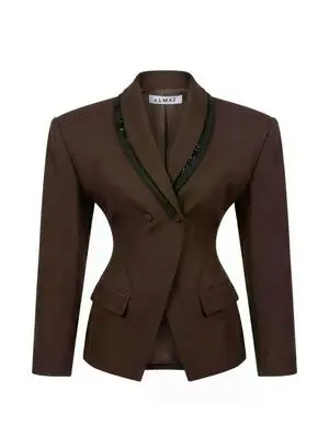 ALMAZ Hourglass Bead-embellished Blazer