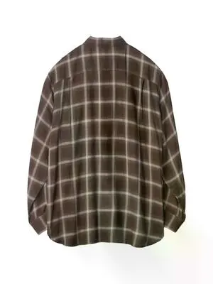 STEIN Check-pattern Oversized Shirt