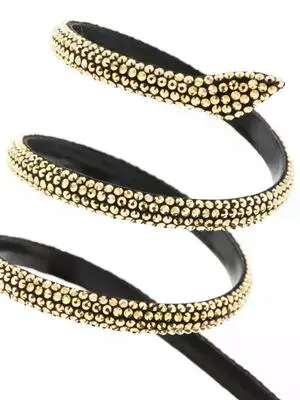 Rene Caovilla Cleo Crystal-embellished Wrap-around Sandals