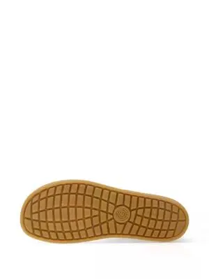 GROUNDIES Suede-panelled Leather Sneakers