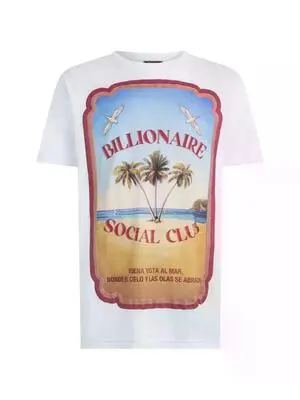 BILLIONAIRE Round-neck Graphic-print T-shirt