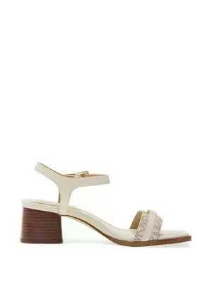 Michael Kors Monogram Buckle Sandals