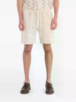 Guess Zigzag Pattern Drawstring Shorts