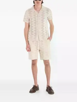 Guess Zigzag Pattern Drawstring Shorts