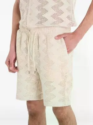 Guess Zigzag Pattern Drawstring Shorts