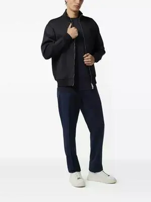 BILLIONAIRE Embroidered Zip-up Sweatshirt