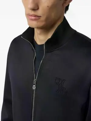 BILLIONAIRE Embroidered Zip-up Sweatshirt