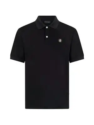 BILLIONAIRE Logo-patch Buttoned Polo Shirt